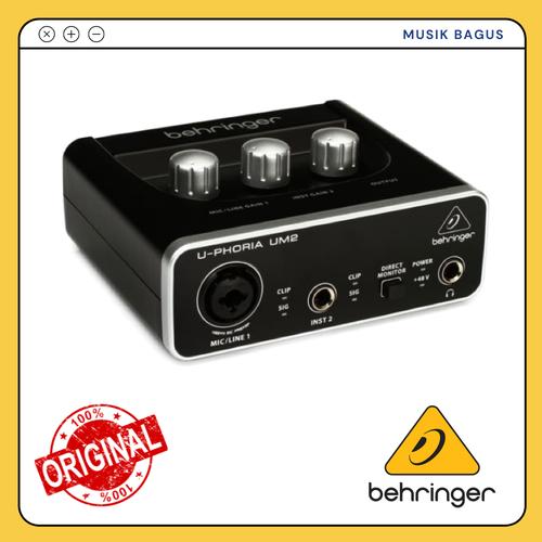 Jual Behringer U-Phoria UM2 / UM 2 / UM-2 USB Audio Interface ORIGINAL ...