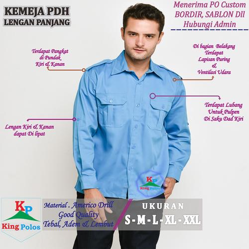 Jual KEMEJA FORMAL PDH/PNS/ASN/PILOT/SATPAM Warna TOSCA | KEMEJA KERJA ...
