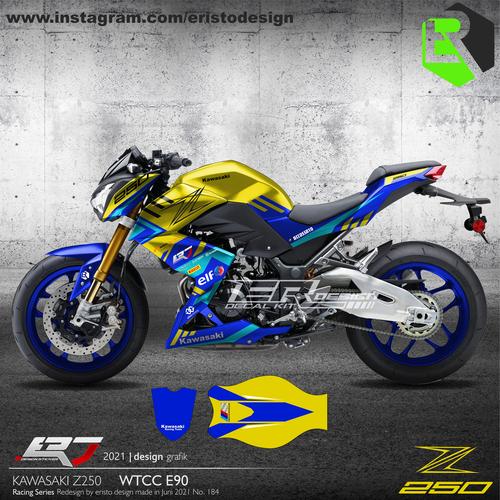 Jual decal sticker kawasaki Z250 WTC e90 fullbody - Kota Malang - E.R ...