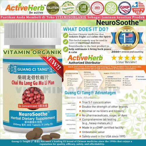 Jual Obat Stress / Depresi / Gelisah / Takut / Susah Tidur NeuroSoothe ...