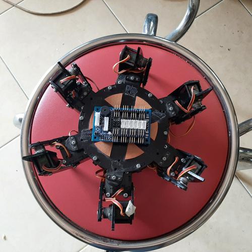 Jual Hexapod Spider Robot Frame Servo MG90s, SG 90 3 x 6 Dof Arduino ...