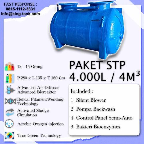 Jual Tangki BIOTECH IPAL STP 4000 Liter / 4M3 - Kab. Tangerang ...