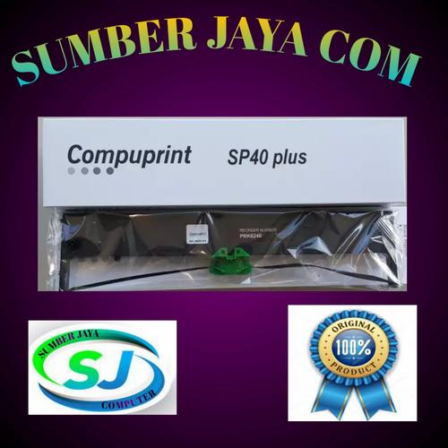 Jual Pita Ribbon cartridge COMPUPRINT SP40 PLUS/SP40+ original - Hitam ...