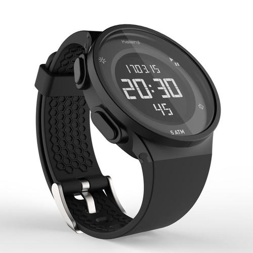 Jual Jam Tangan Lari Pria W500 M MEN RUNNING STOPWATCH Black - Kota ...