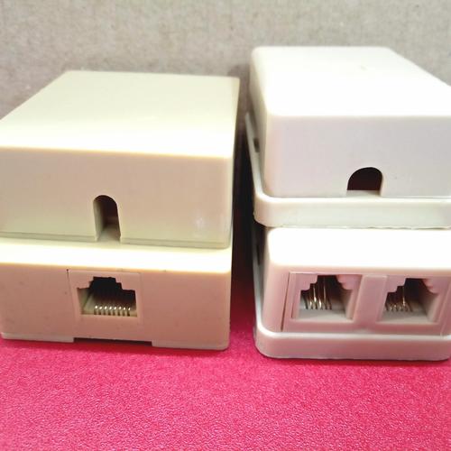 Jual Roset RJ45 RJ 45 Komputer 1Lubang Roset Telephone RJ11 RJ 11 ...