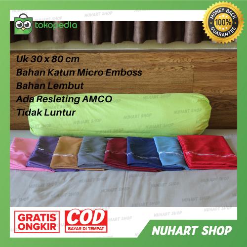 Jual Sarung Guling Polos Ada Resleting + Emboss TERMURAH KUALITAS ...