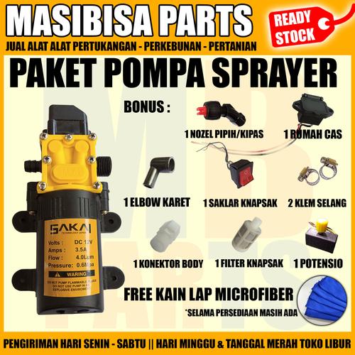 Jual Paket Pompa Tangki Sprayer Elektrik / Tengki Knapsak - Jakarta ...