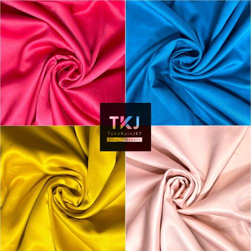 Jual Kain Satin Velvet Premium Quality Basic Colors / Warna Polos ...