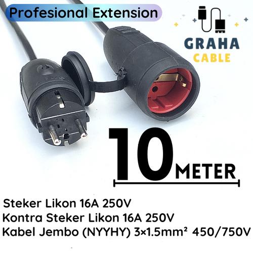 Jual Sambungan Kabel Listrik (Profesional Extension) 10 Meter - Jakarta ...