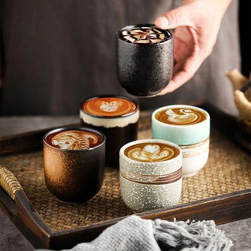 Jual RHE Gelas Mug Keramik Tradisional Jepang Klasik Kopi Teh - Hitam ...