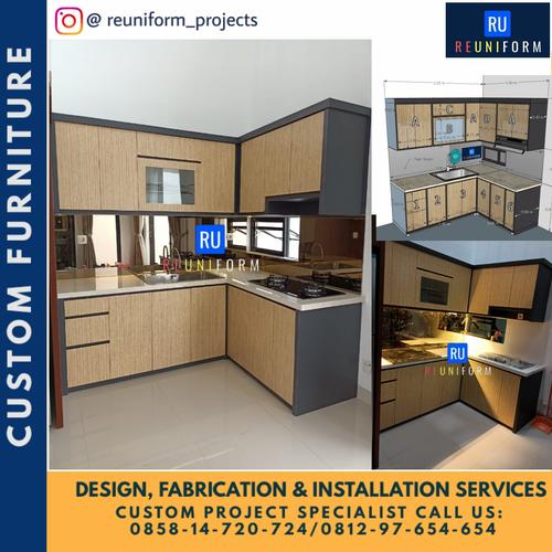 Jual kitchen set minimalis modern kabinet atas bawah - Jakarta Timur ...