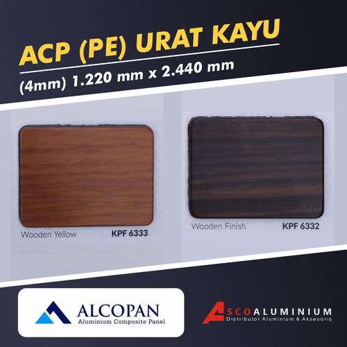Jual ACP ALCOPAN PE Urat Kayu 1.22 x 2.44 tebal 4mm - Kota Bekasi ...
