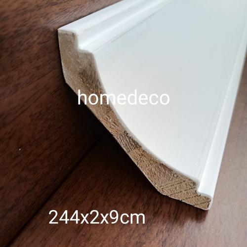 Jual kayu plafon wall moulding - kayu moulding - panel dinding -list ...