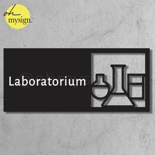 Jual Ruang Laboratorium Sign Akrilik Acrylic Sign Lab Room - Jakarta ...