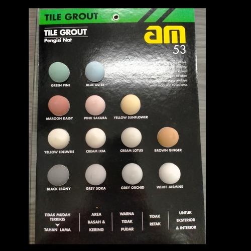 Jual AM 53 ABU ABU TILE GROUT / SEMEN PENGISI NAT KERAMIK GREY SOKA ...