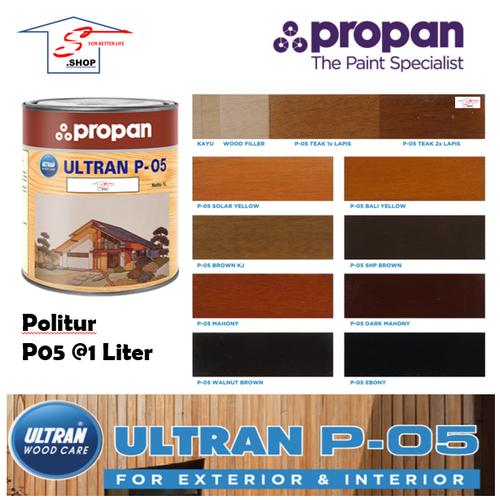 Jual Cat Kayu Propan Politur Interior Exterior ULTRAN P-05 1L Semua ...