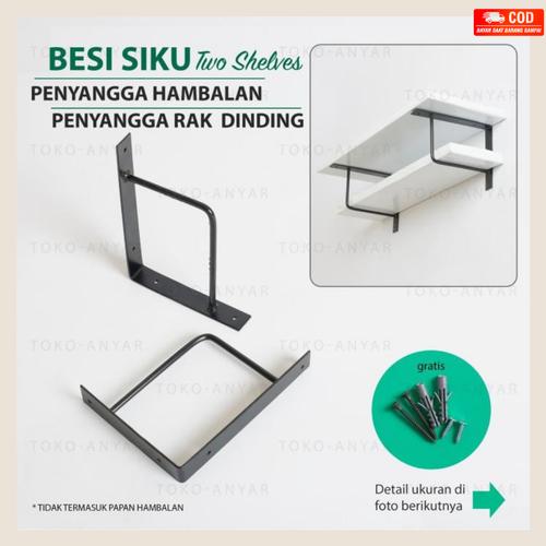 Jual RAK SIKU BESI, AMBALAN, HAMBALAN , RAK DINDING - Siku putih ...
