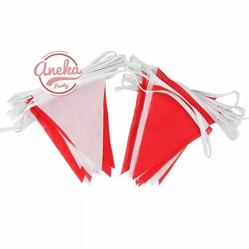 Jual Bendera Segitiga Merah Putih / Bendera Agustus Umbul Umbul karnaval - warna warni - Kab ...