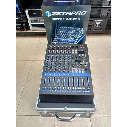 Jual MIXER AUDIO ZETAPRO SUPER PHANTOM 6 6CH mikser super phantom6 6channel - Kota Mojokerto ...