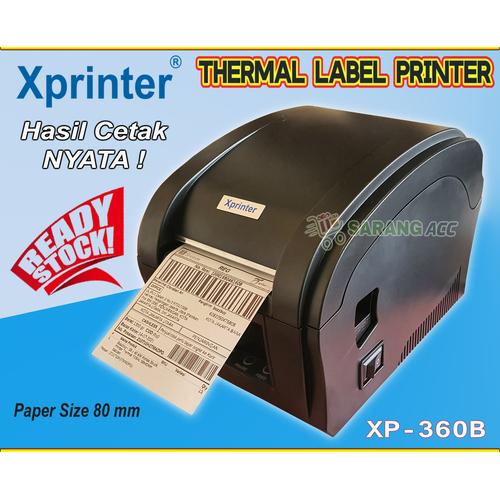 Promo Thermal Printer BARCODE Printer LABEL STIKER XPRINTER XP-360B USB ...