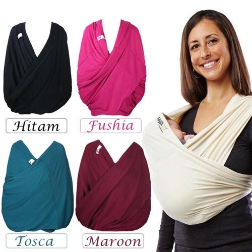 Jual Geos 2in1 Littlehippo Gendongan Kaos Sling Wrap Baby Kangoroo - M ...