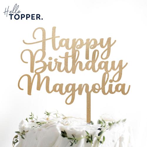 Jual Custom Topper Kue Acrylic Topper Kue Hiasan Cake Topper Akrilik ...