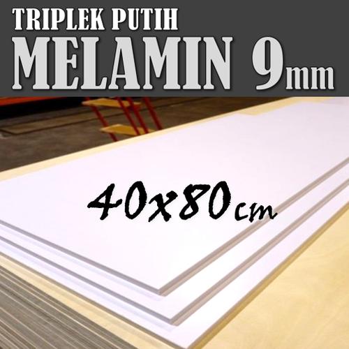 Jual TRIPLEK MELAMIN 9mm 40x80 cm | Triplek Putih Doff 9 mm 80x40 cm ...