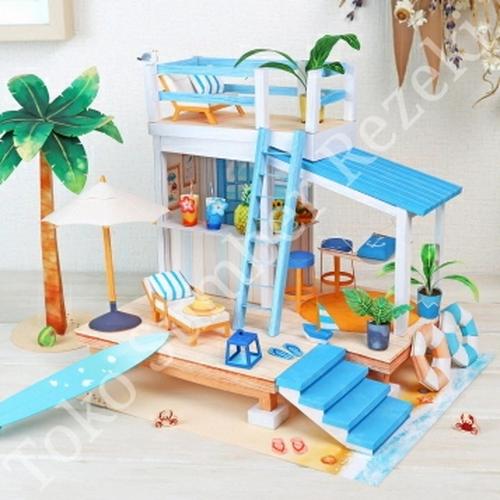 Jual Paper Craft 3D Toko Miniature World Summer Vacation Store ...