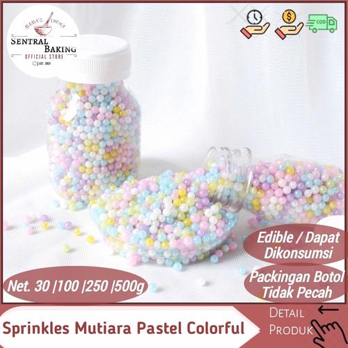 Jual Sprinkle Kue Mutiara Pastel Mix Colorful / Springkle Kue Springkel ...