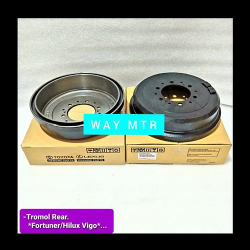 Jual tromol rem belakang brake drum rear Hilux Vigo Fortuner 42431 ...