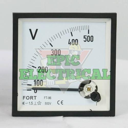 Jual Jual VOLTMETER ANALOG 0-500V FORT MODEL FT-96 - Jakarta Pusat ...