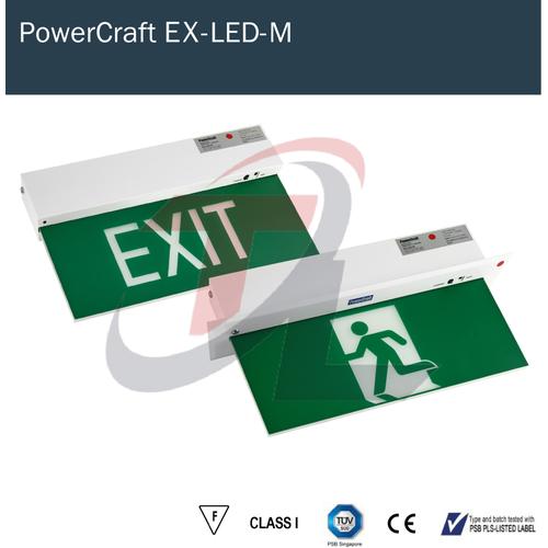Jual Powercraft EX-LED-M | Lampu Exit | Double Face - Kota Tangerang ... Jual Powercraft EX-LED-M | Lampu Exit | Double Face - Kota Tangerang ...