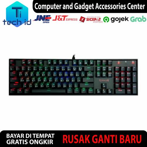 Jual Keyboard Gaming Red Dragon Gaming Keyboard Rudra - Mechanical ...