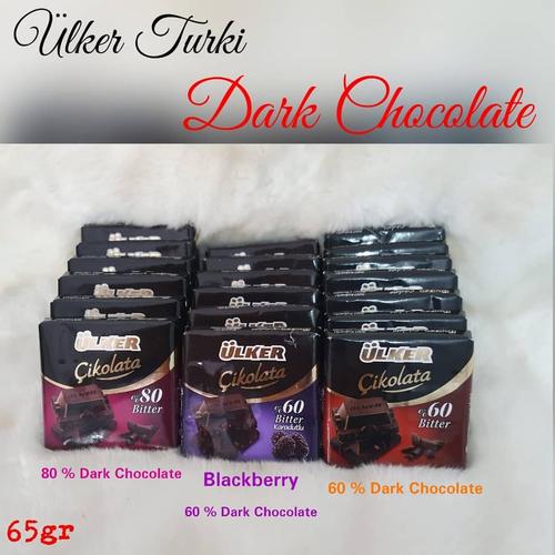 Jual Dark Coklat | Eti Karam Dark Chocolate - 60% Ulker Black - Kota ...