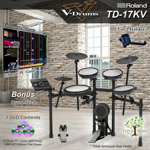 Jual Drum Elektrik Roland TD-17KV + Rack MDS / TD17KV/ TD17 KV / TD 17 ...