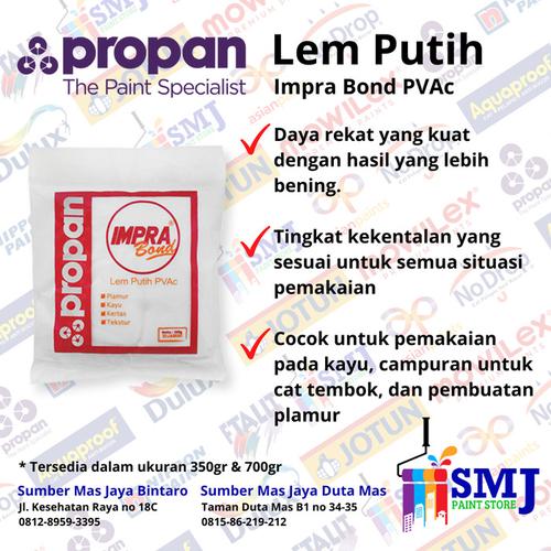 Jual Lem Putih PROPAN IMPRA BOND PVAc 350gr untuk kayu & plamur (mirip ...