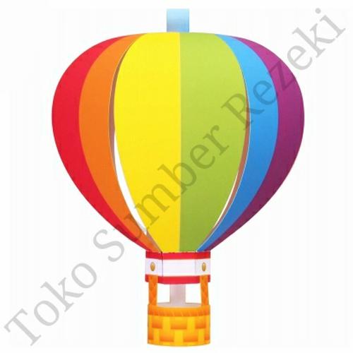 Jual Paper Craft Diorama Balloon Mini Papercraft 3D Miniature Balon ...