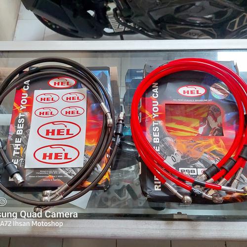 Jual Selang Rem Hel Hell Performace Yamaha Xmax X Max 250 ABS ORI ASLI - Merah Panjang - Jakarta ...