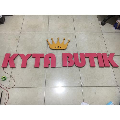Jual Huruf Kayu Custom 9mm T=20cm - Dekorasi Backdrop Tulisan Dinding ...
