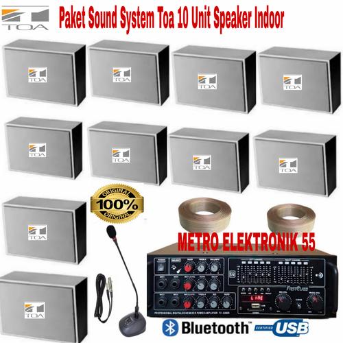 Jual Paket Sound System Toa 10 Unit Speaker Indoor Original - Jakarta ...