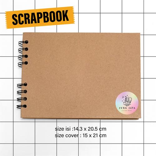 Jual Scrapbook / buku tulis / album foto / notebook / buku gambar A5 14 ...