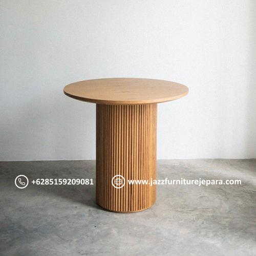 Jual ROUND DINNING TABLE MEJA MAKAN BULAT MINIMALIS SCANDINAVIAN - Kab ...