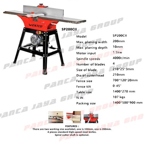 Jual MESIN KAYU WOOD JOINTER 8 inch SP 200 SP200 C SP200C II NEW BLADE ...