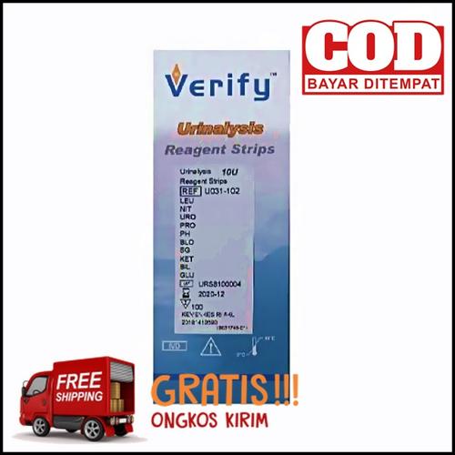 Jual Strip Tes Urine 10P - Test Urine 10P - Verify 10 Parameter - Kota ...