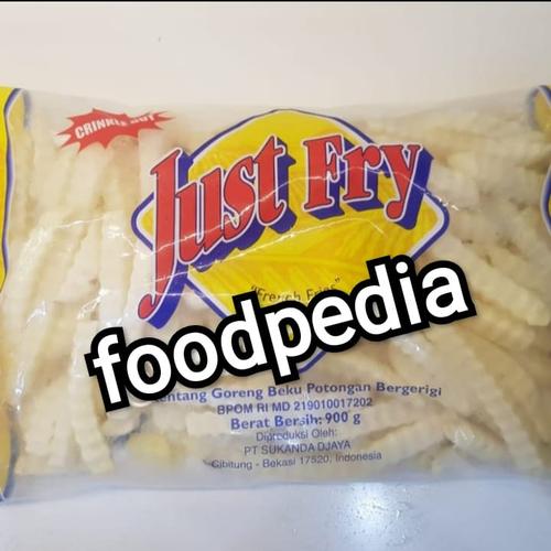 Jual KENTANG GORENG CRINKLE CUT JUST FRY 900 GRM - 450gr - Jakarta ...