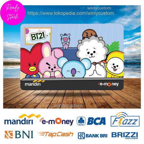 Jual E-Money Emoney Etoll MANDIRI BRI BCA BNI Anime BT21 Chimmy - 1 ...