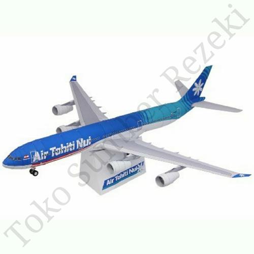 Jual Paper Craft Diorama Air Tahiti Airbus A340 300 Papercraft 3D ...