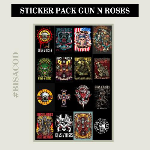 Jual STICKER PACK BAND ROCK GUNS N ROSES - STIKER BAND METAL AESTHETIC ...
