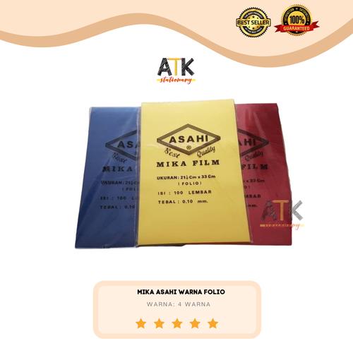 Jual Mika Jilid Film Warna Asahi Folio atk - Biru - Jakarta Utara ...