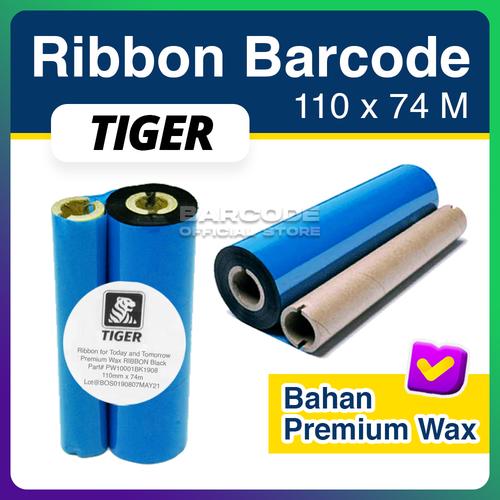 Jual RIBBON BARCODE PREMIUM WAX 110mm X 74m PRINTER ARGOX - SATO ...